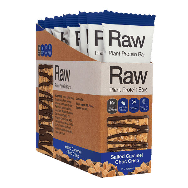 Amazonia Raw Protein Bars Salted Caramel Choc Crisp | NutritionMarket