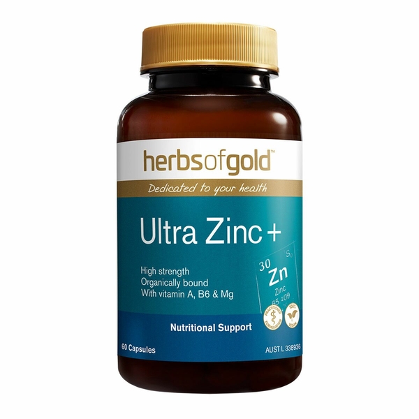 Herbs Of Gold Ultra Zinc+ - Buy Online | NutritionMarket