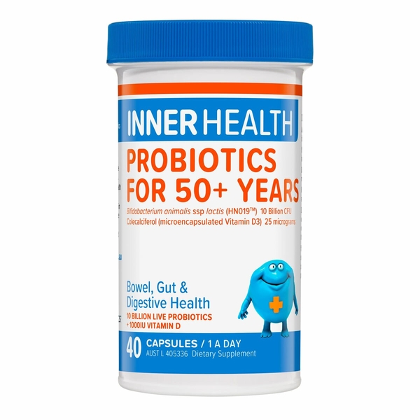 Inner Health Probiotics For 50+ Years - Buy Online | NutritionMarket